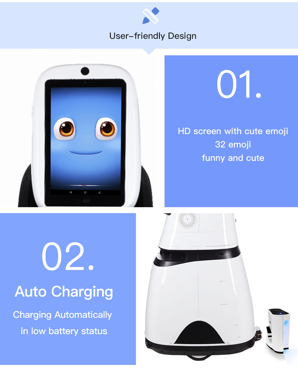 Guide Robot X3 - Fusion Service Bots Ireland and Europe